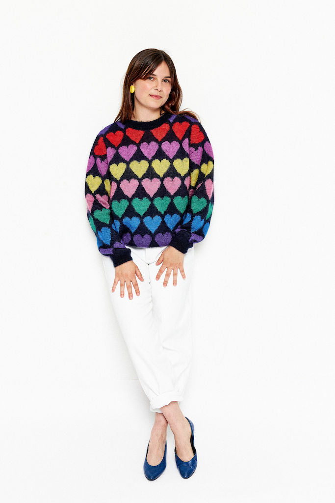 Cathy multico sweater - Mohair sweater