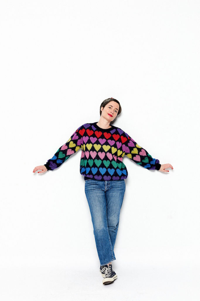 Pull Cathy multico - Pull en mohair