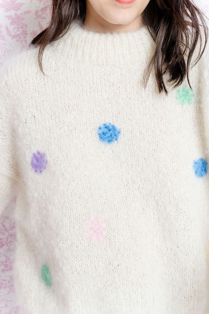 Confetti sweater - Pattern knitting