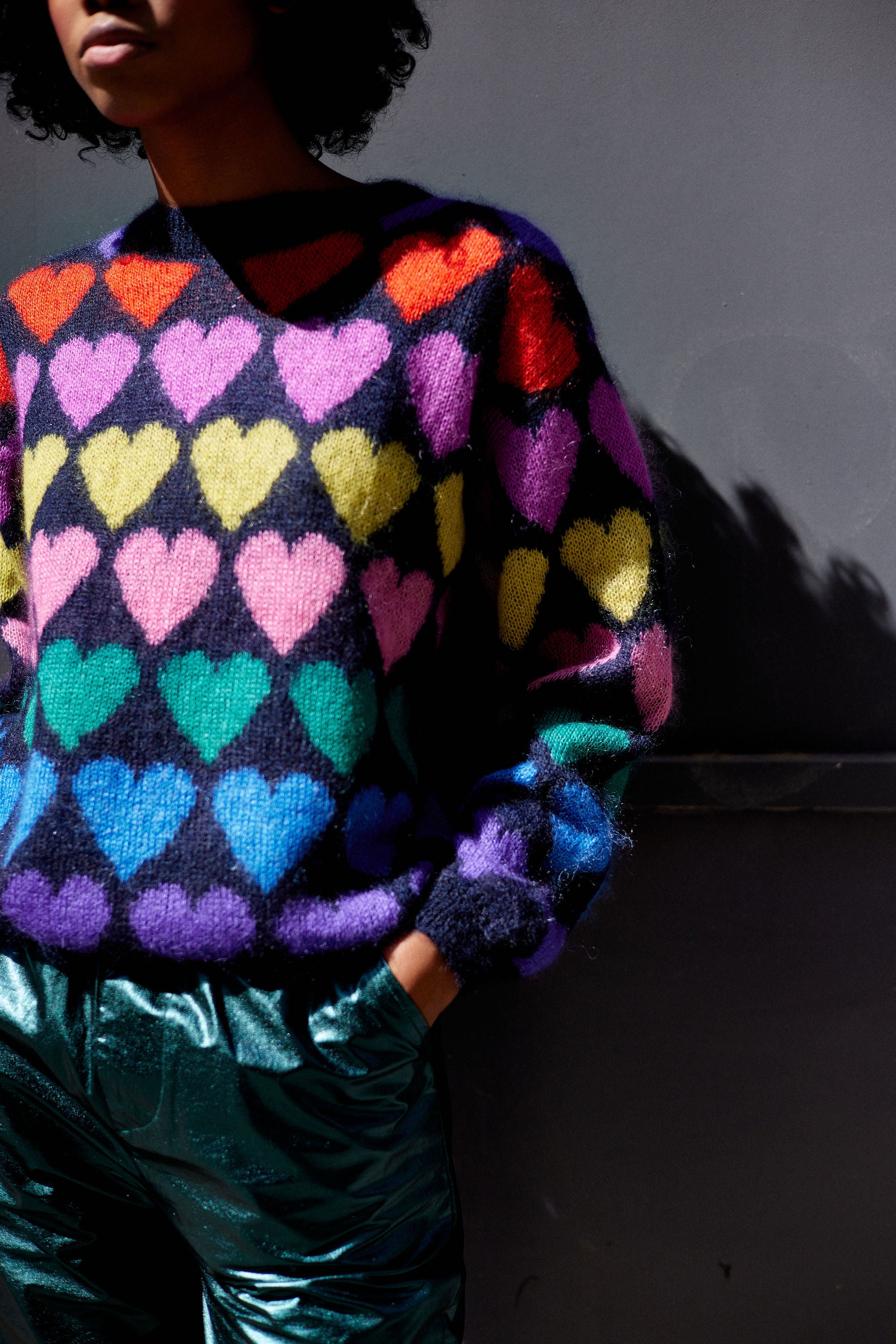 Cathy multico sweater - Mohair sweater