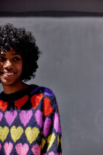 Cathy multico sweater - Mohair sweater