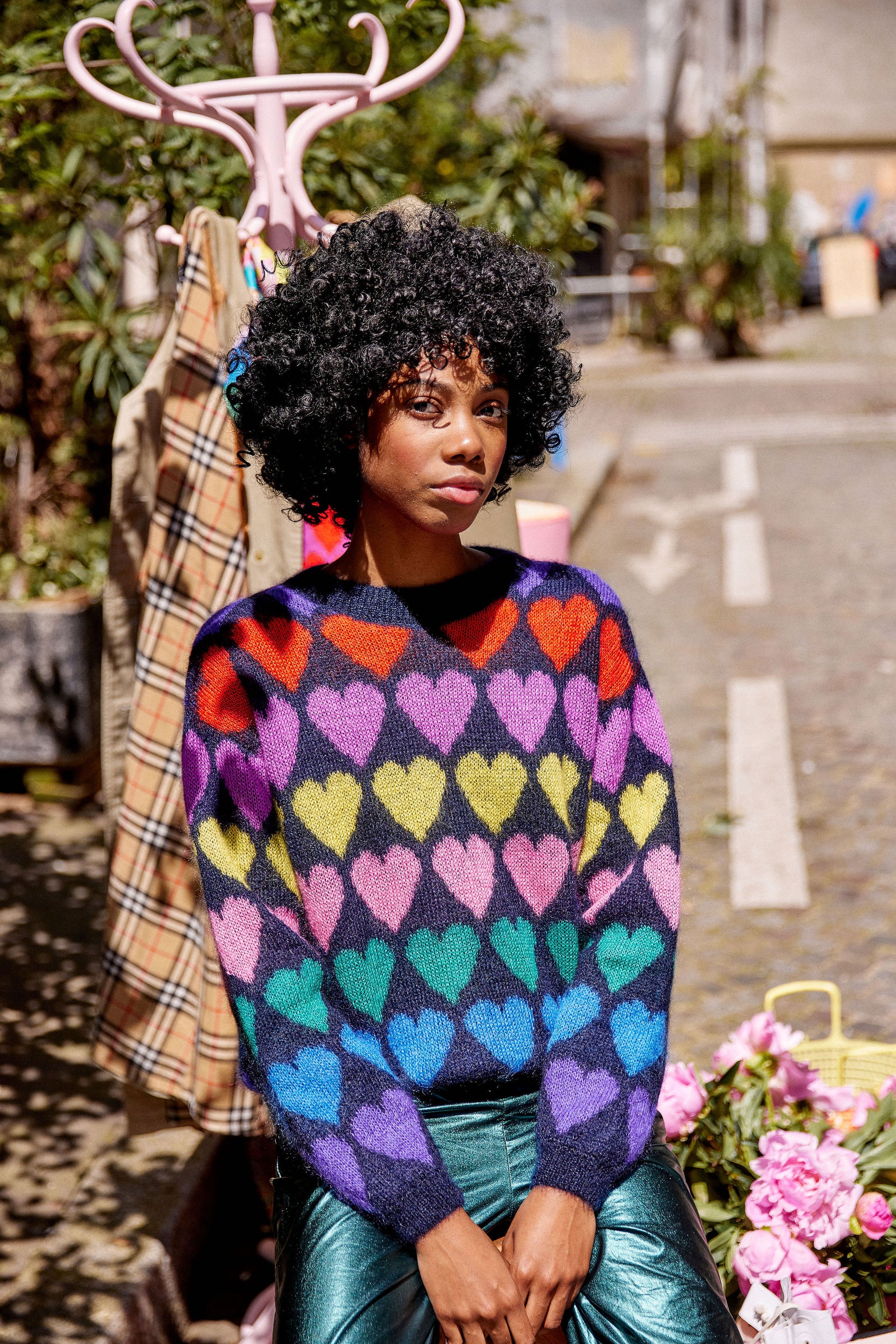 Cathy multico sweater - Mohair sweater