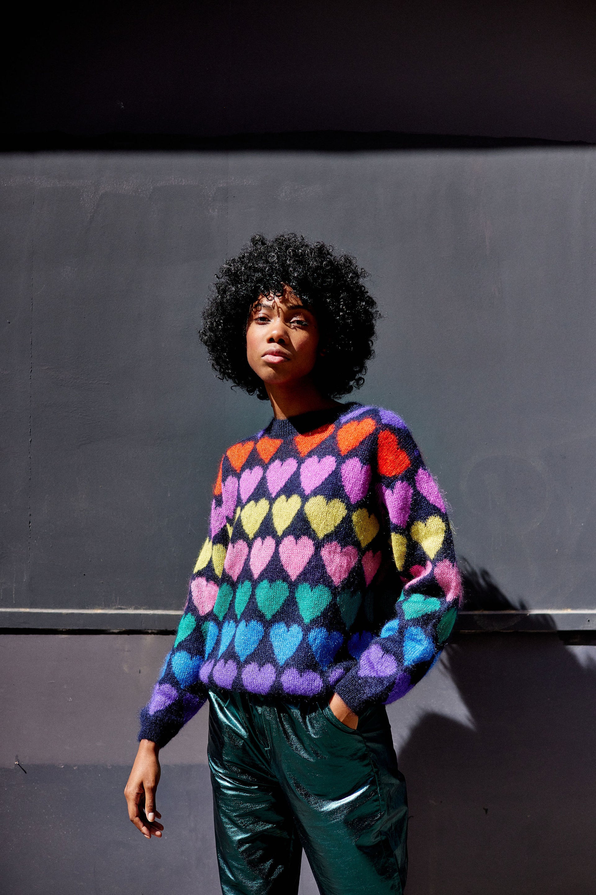 Cathy multico sweater - Mohair sweater