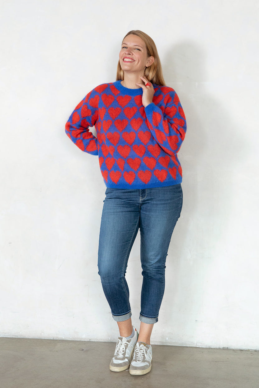 Cathy multico sweater - Mohair sweater