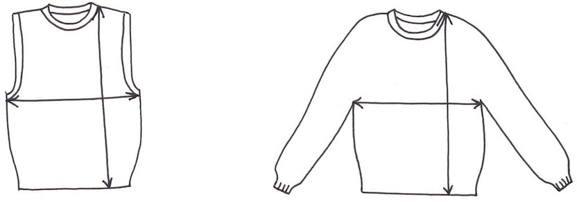 Pull Brigitte multico - Tricoté à la main